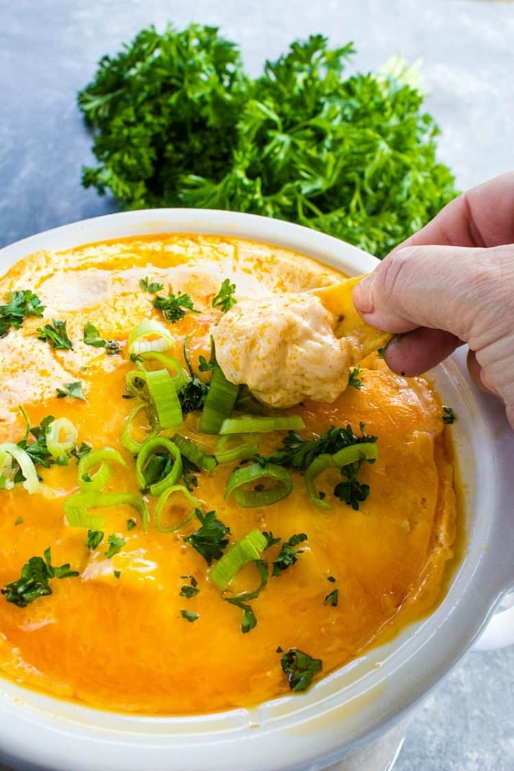 Slow Cooker Buffalo Chicken Dip – Must Love Home