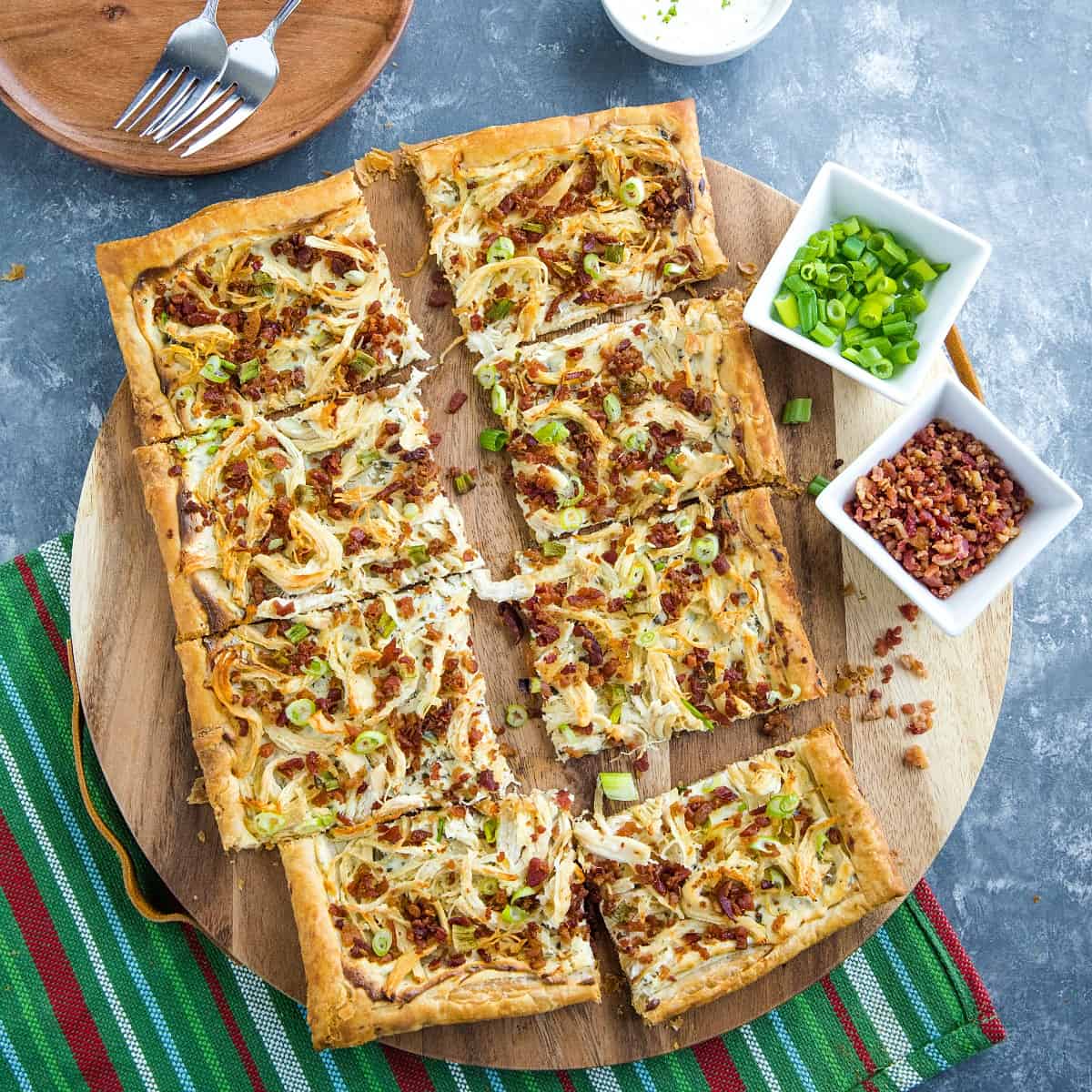 Simple Chicken Bacon Ranch Tart - Shortcut Recipe – Must Love Home